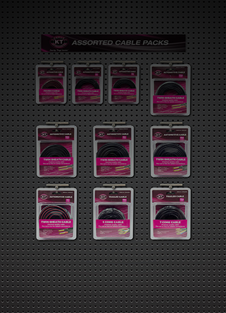 Retail Cable Blister Packs Merchandiser – KT Cables