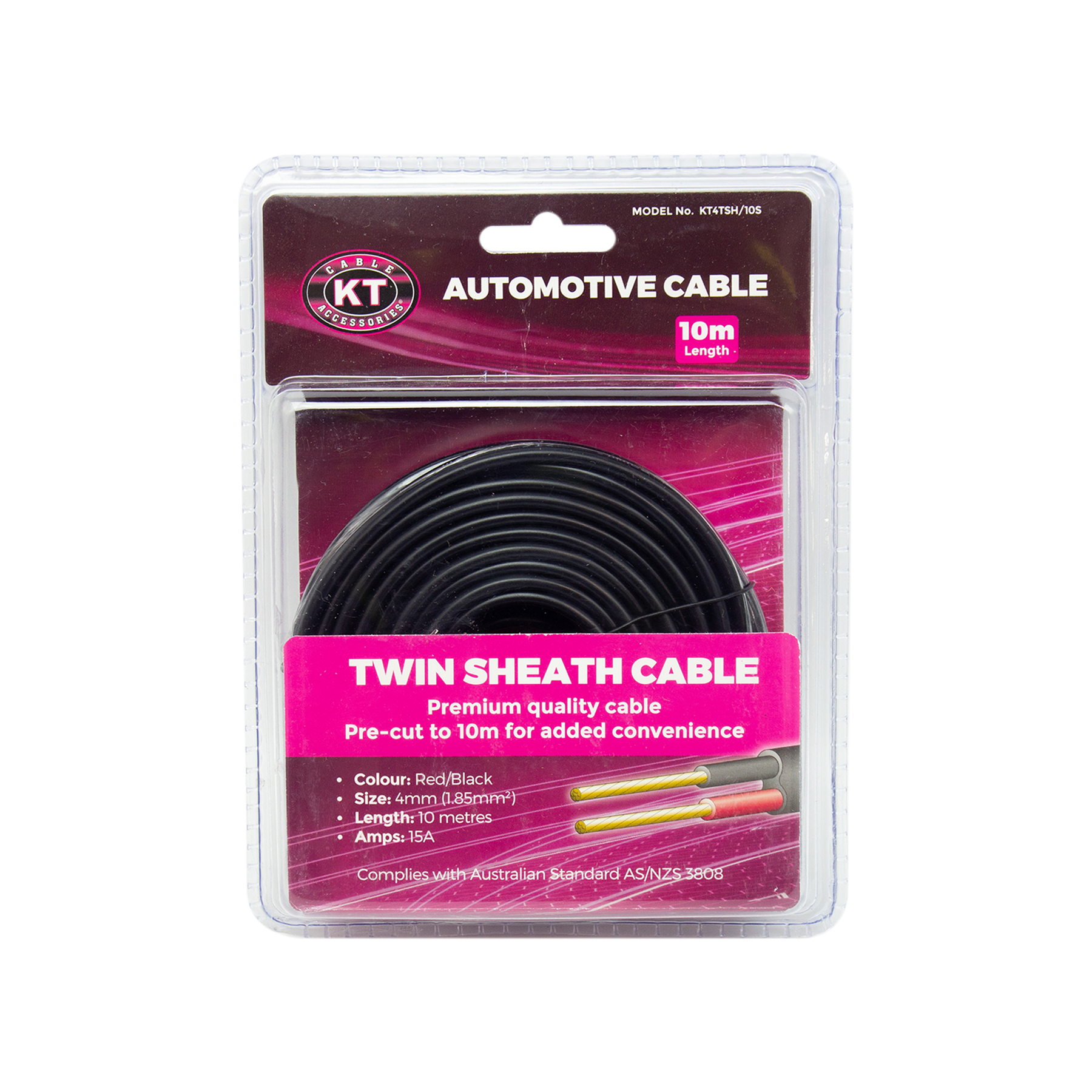 Twin Sheath Cable Pack, 4mm, 10m Length – KT Cables