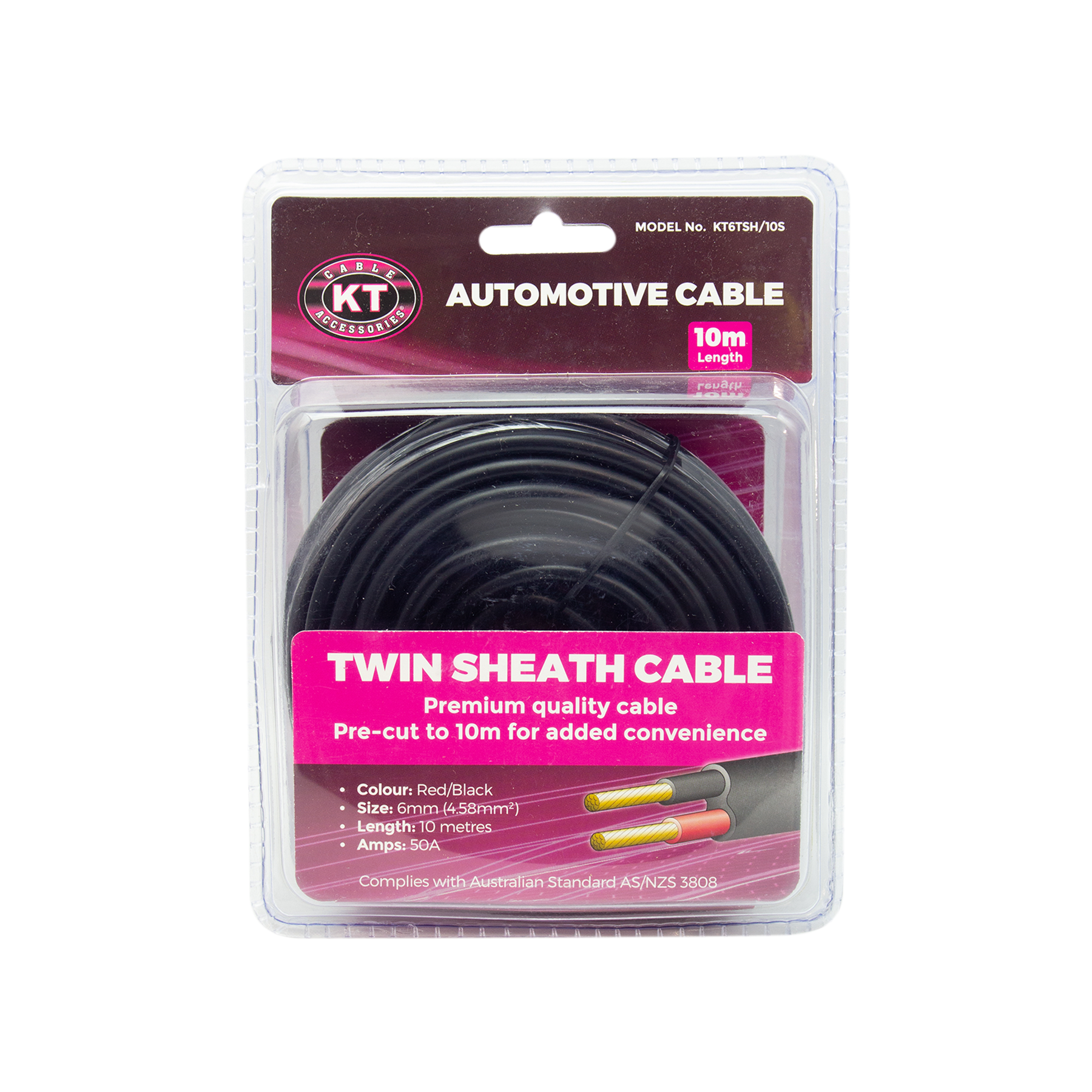 Twin Sheath Cable Pack, 6mm, 10m Length – KT Cables