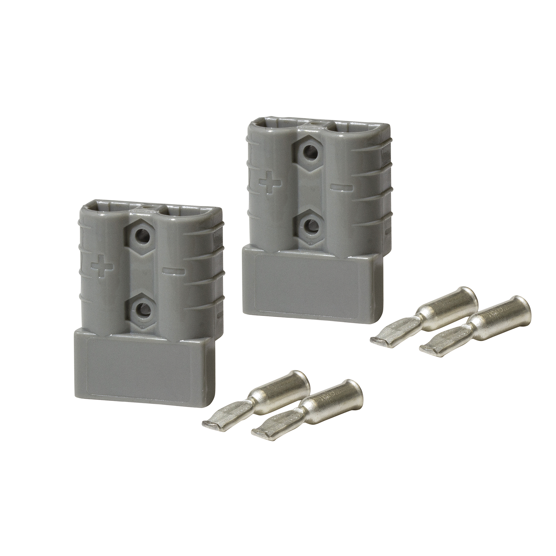 50A, 12-48V Heavy Duty Connector Grey, Twin Pack – KT Cables