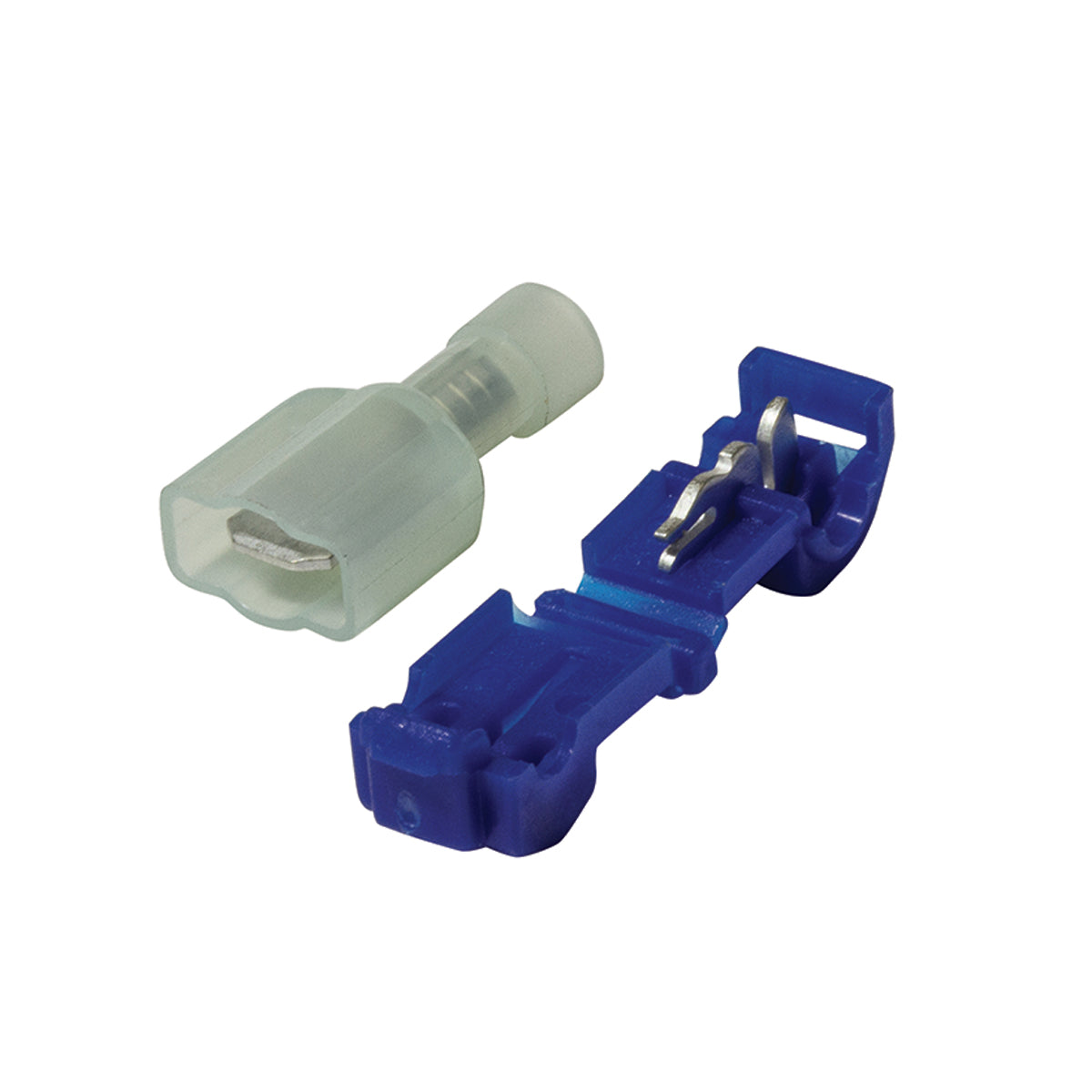 Terminals, Power Take Off, 6.3mm, Blue, Blister – KT Cables